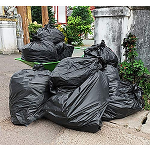 95-96 Gallon Trash Bags, (Huge 25 Bags w/Ties) Extra Large Trash Bags, 90 Gallon, 95 Gallon, 96 Gallon, 100 Gallon Trash Bags