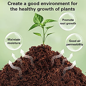 30pcs 40mm Expanding Coir Fiber Potting Soil- Nursery Compressed Organic Plant Soil Easy-to-Store Coco Coir Pellet Fiber Soil Indoor Seed Starters Kit for Window Herb Flower Microgreens Succulent