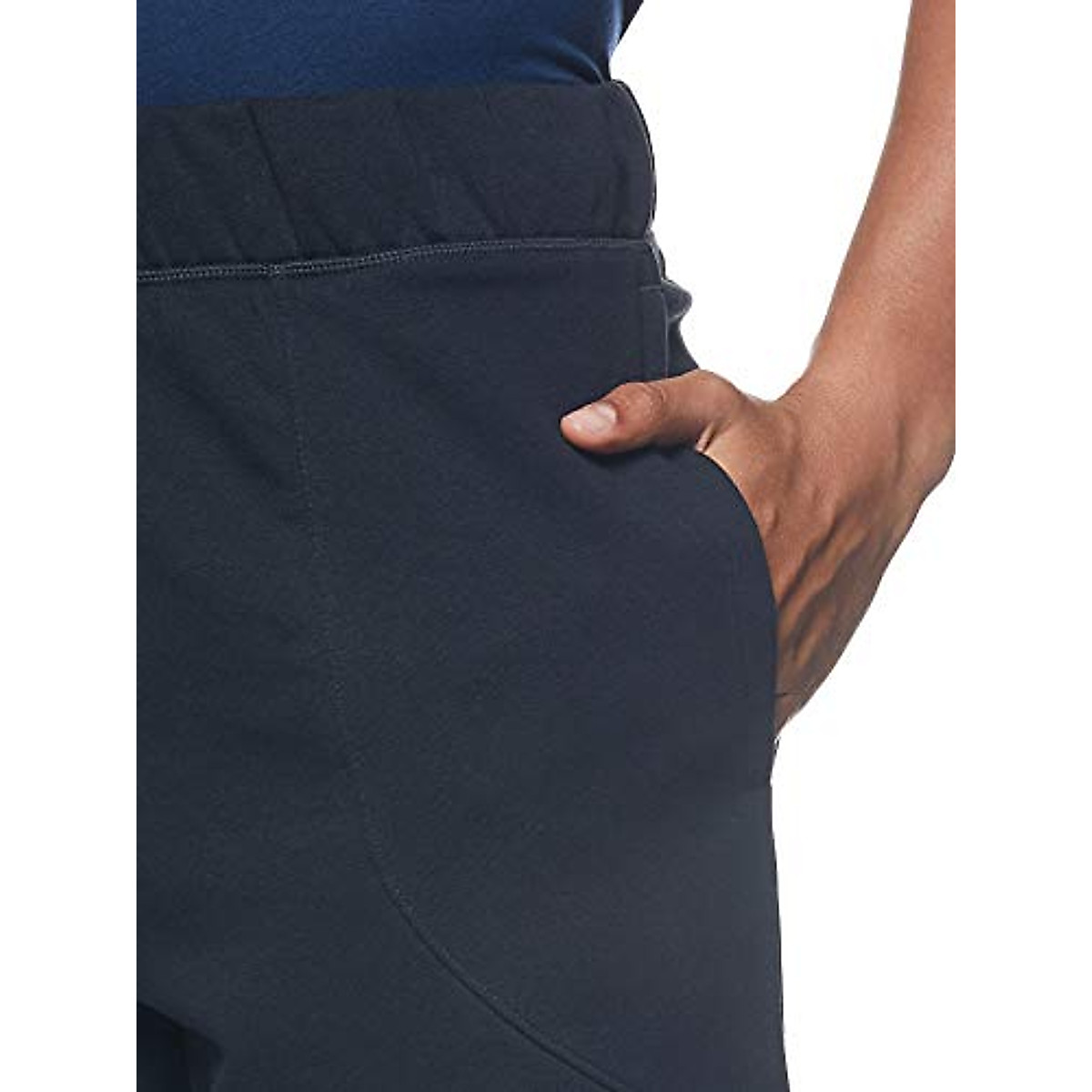 Under Armour Baseline Fleece Basketball Short, Black (001)/White, Medium