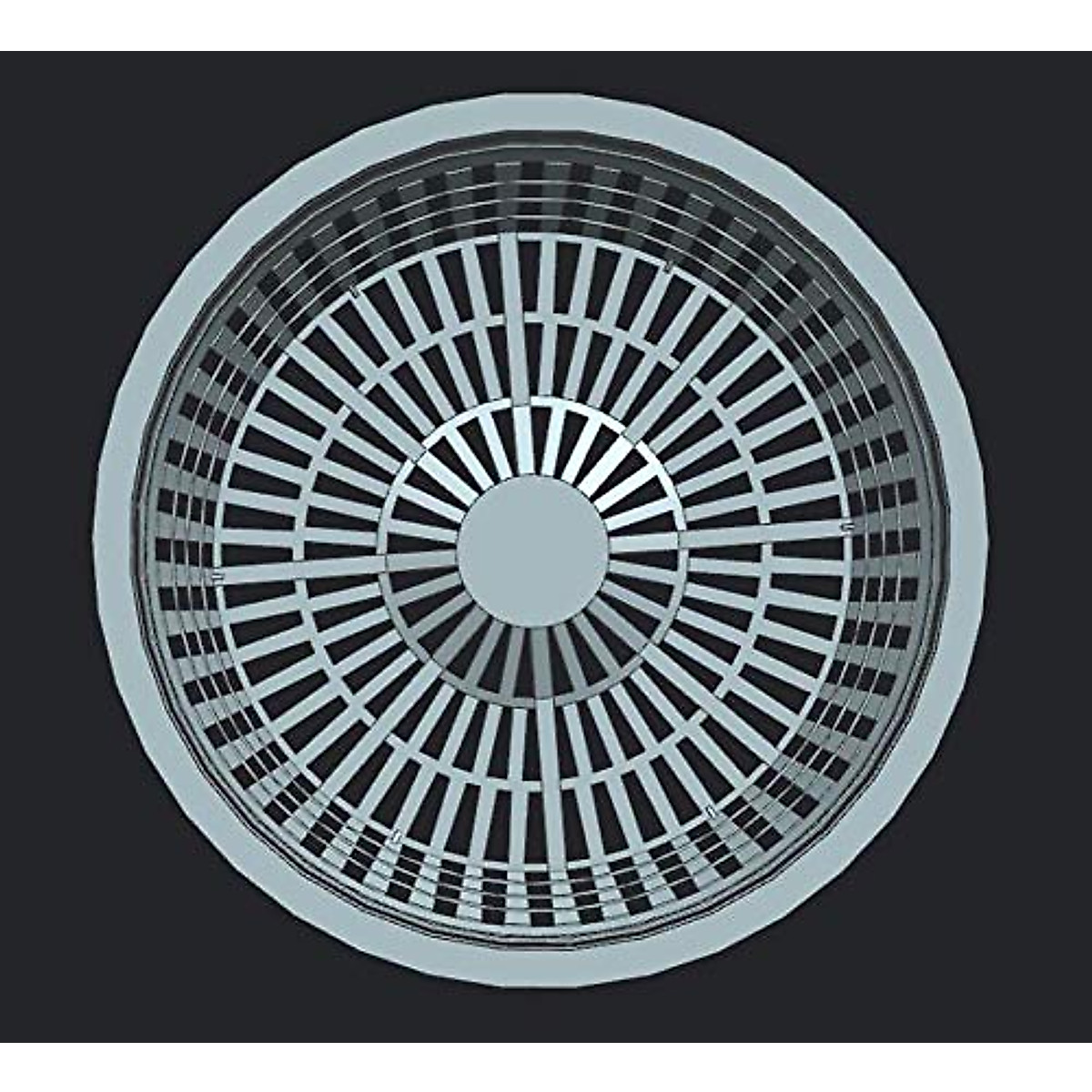 HORTIPOTS 5 Inch Net Pots Raised Center Bottom Mesh Side Wide Rim Round Cup with Free Reflective Top Lids for Hydroponics Systems (Pack of 10, Black)