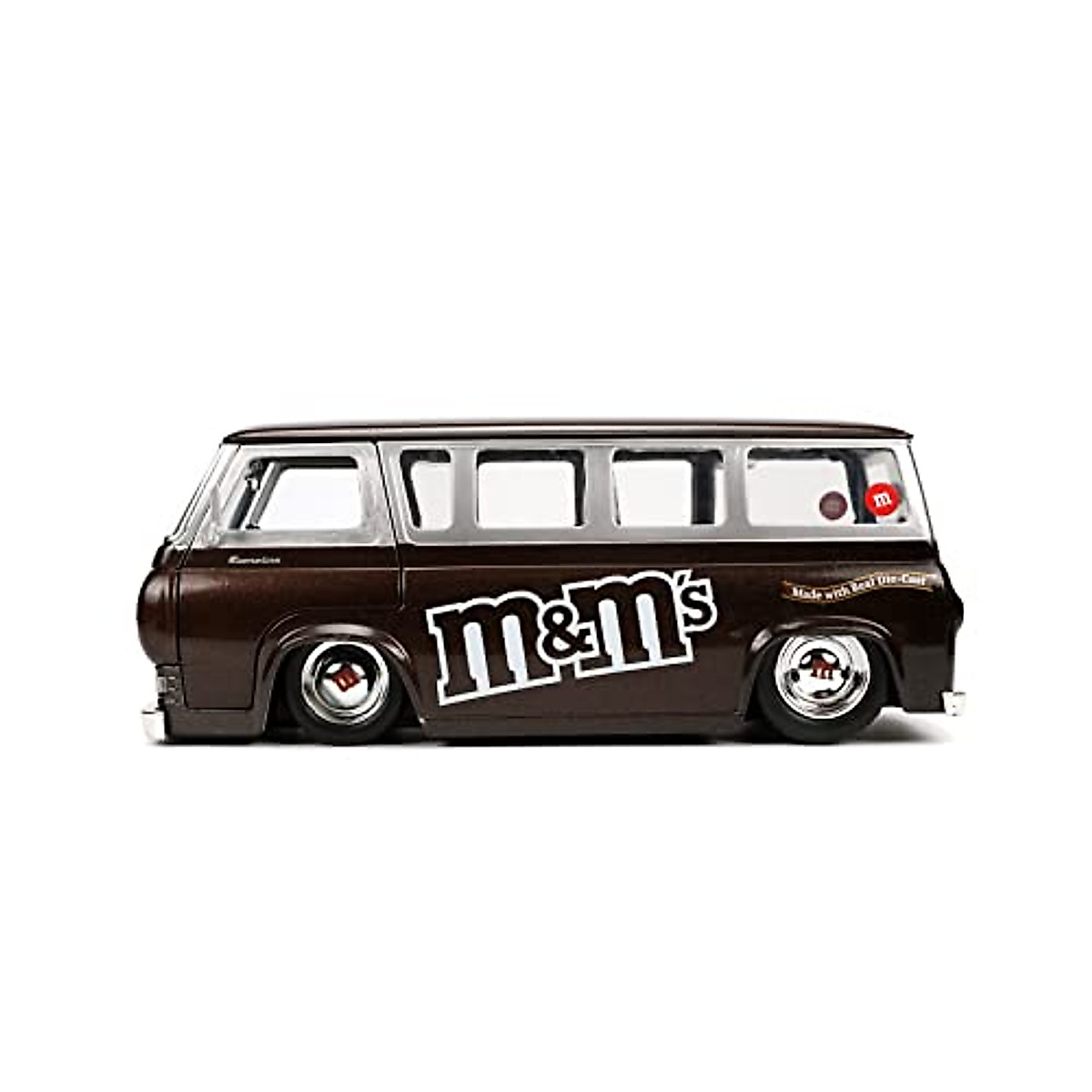 Jada Toys M&M's 1:24 1965 Ford Econoline Die-cast Car with Red Figure
