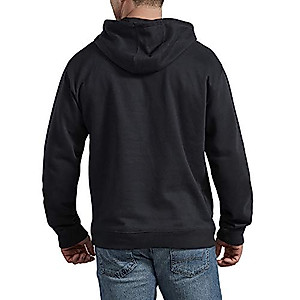 Dickies mens Big Tall Pullover Hoodie Fleece Jacket, Black, Large US
