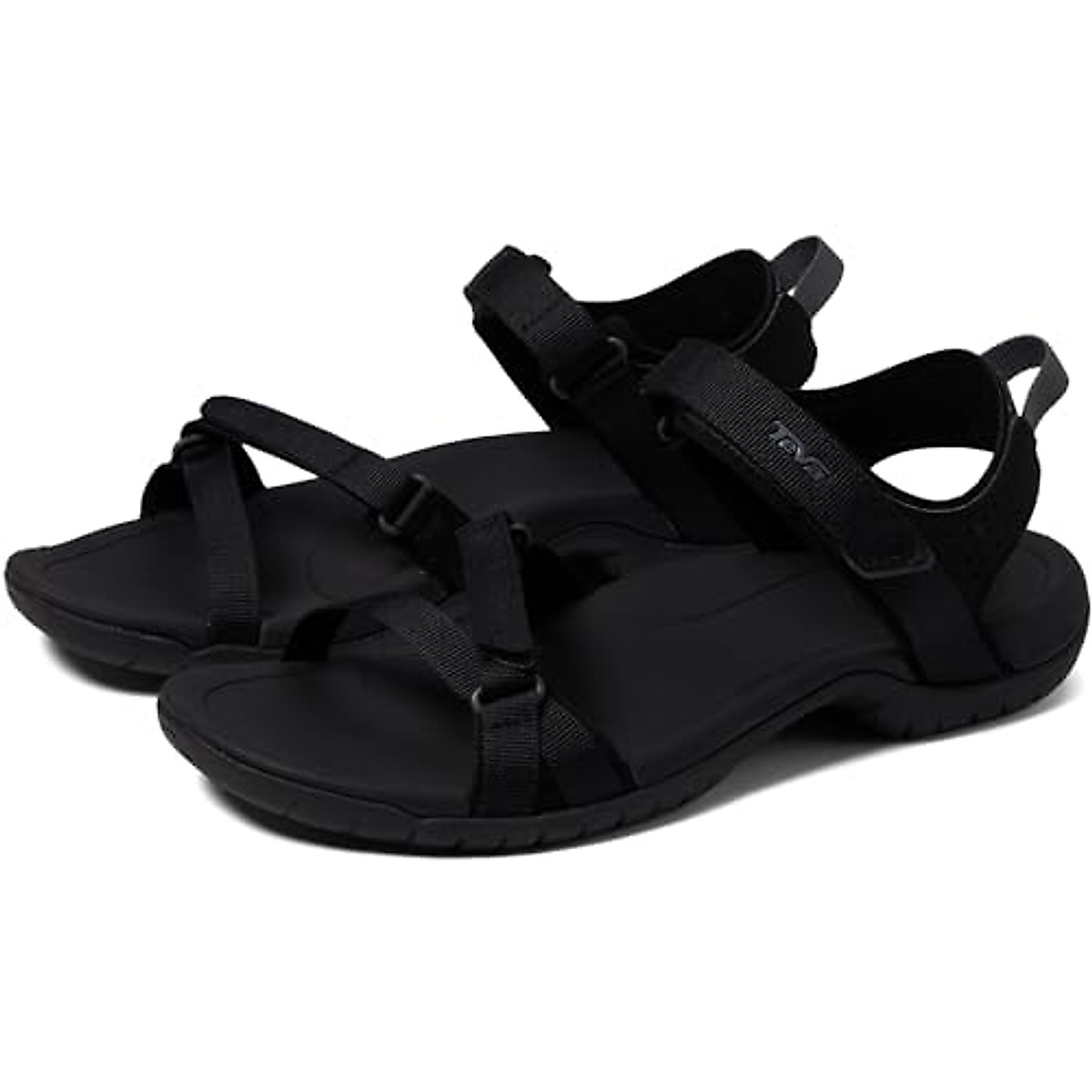 Teva Women's Hurricane Drift Sandal, Black/Black, 7