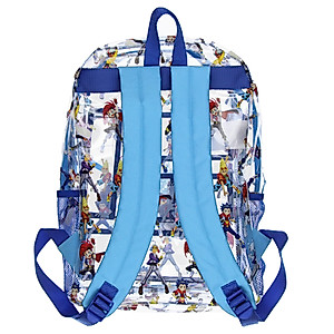 INTIMO, Beyblade Burst Heavy Duty Clear School Travel Backpack Book Bag