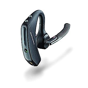 Plantronics - Voyager 5200 UC (Poly) - Bluetooth Single-Ear (Monaural) Headset - Compatible to connect to your PC and/or Mac - Works with Teams, Zoom & more - Noise Canceling