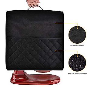 Stand Mixer Dust-proof Cover for KitchenAid Mixer，Multi Pockets for Various Kitchen Appliance Accessories，Water-resistant，Easy Cleaning (Black, Fit for Bowl Lift 5-8 Quart)