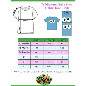 Isaac Mizrahi Loves Sesame Street Cookie Monster Toddler Baby Short Sleeve Tee (3T, Blue)
