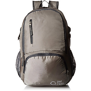 OneTrail 30L Packable Hiking Daypack | Ultralight, Ripstop (Gunmetal Grey)