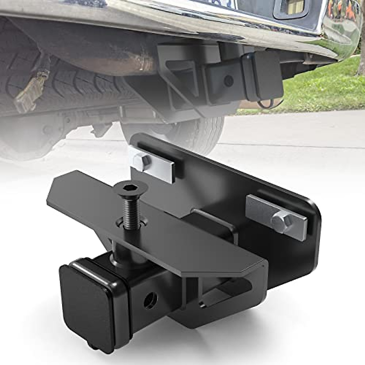 Sulythw Class 3 Rear Trailer Hitch Receiver for Dodge Ram, 2 Inch Towing Hitch Receiver with Cover Kit for 2003-2018 Dodge Ram 1500&2003-2013 Ram 2500/3500 & 2019-2021 Ram 1500 Classic