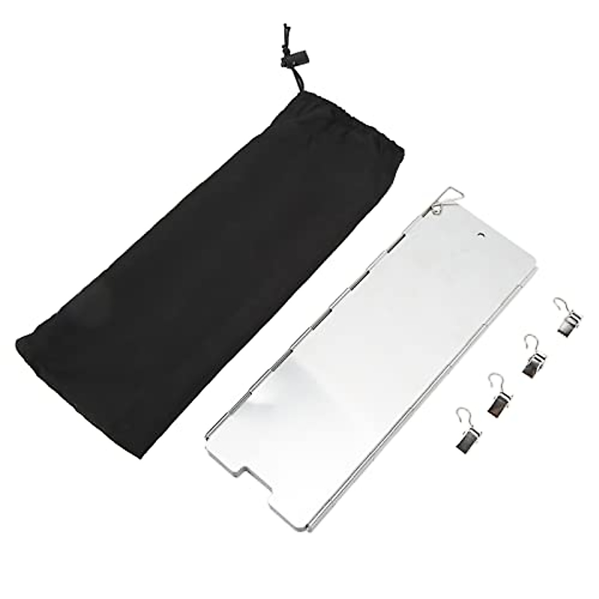 Aluminum Alloy Heater Focusing Reflector Heat Resistant Weatherproof Portable Heat Reflector Shield for Natural Gas Heaters and Propane Patio Heater,Heat Reflector for Patio Heaters, Heat Reflec