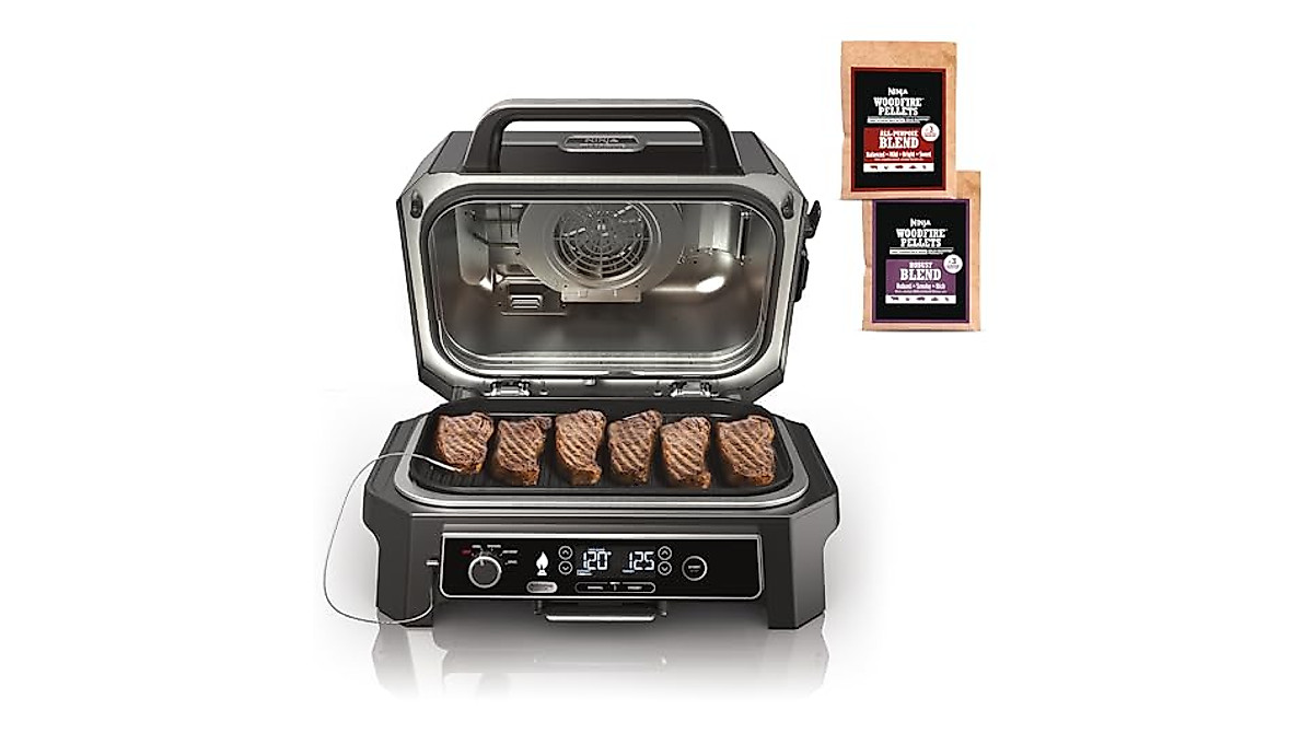 Ninja Woodfire Pro XL Outdoor Grill & Smoker - 4-in-1 Flavor Power