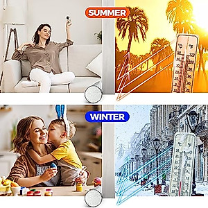 Holikme Door Draft Stopper Weather Stripping, Door Sweep,Adjustable Under Door Draft Blocker, Insulator, Suitable for Interior／Exterior Doors, 36” Length (White)