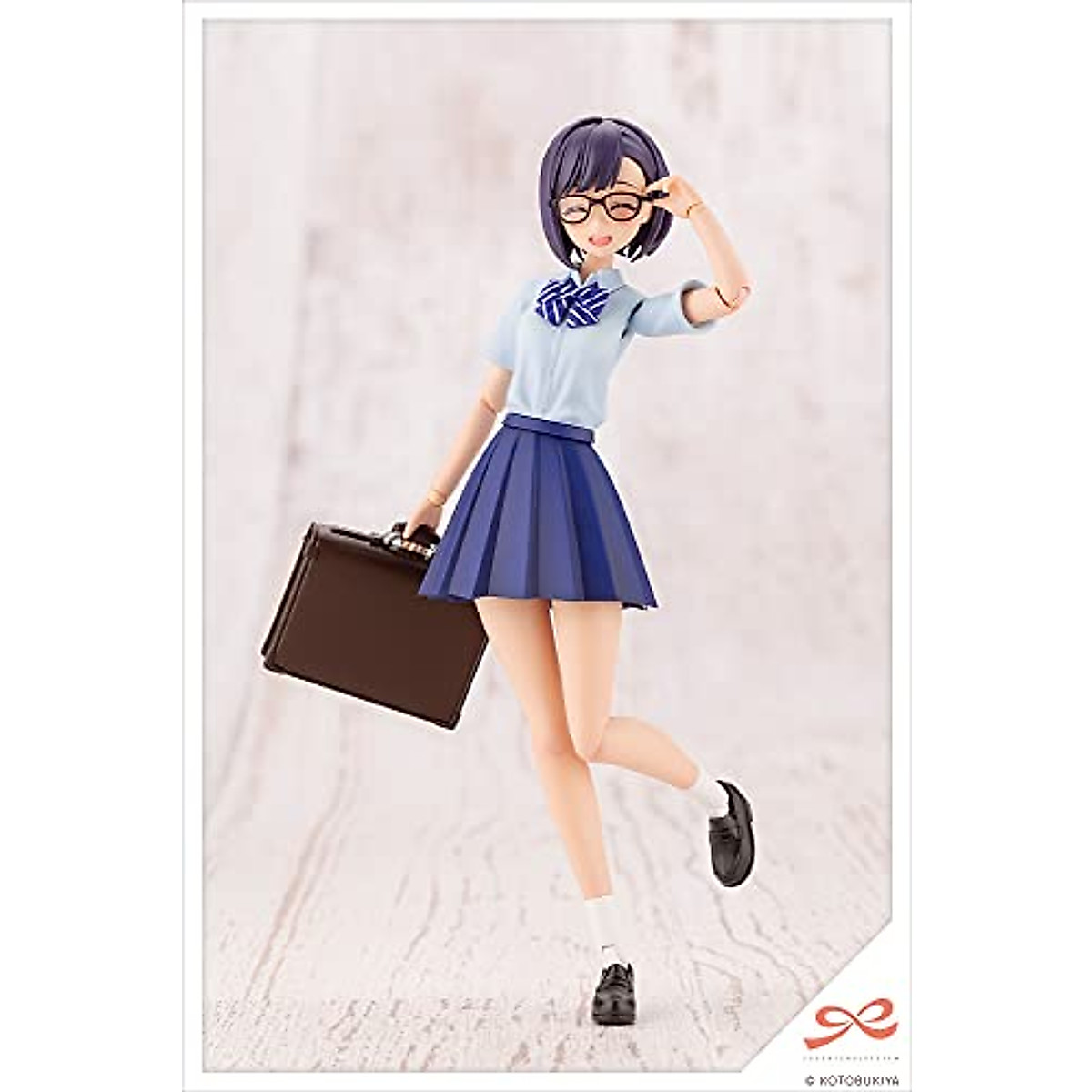 Kotobukiya Sousai Shojo Teien: Koyomi Takanashi (Ryobu High School Summer Clothes) Dreaming Style True Sapphire Plastic Model Kit, Multicolor, (JK026)