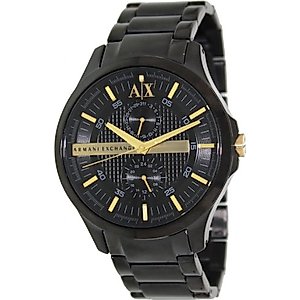 A|X ARMANI EXCHANGE A|X Men's Black Watch