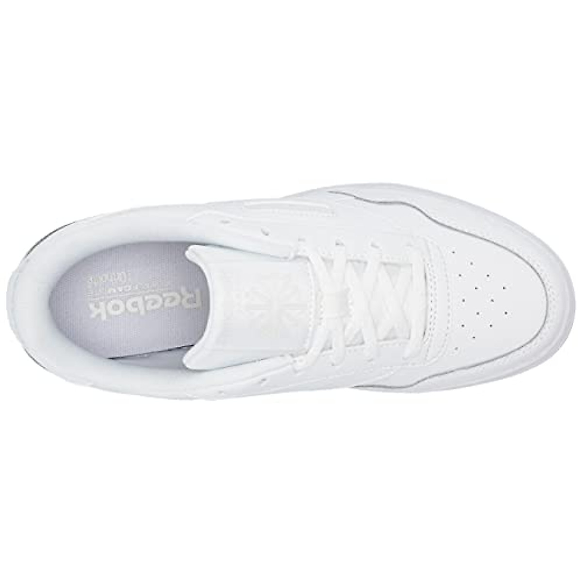 Reebok women's Club Memt Sneaker, White/True Grey/Rubber Gum, 8 US