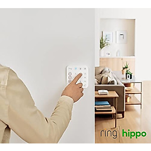 Ring | Hippo Smart Home Security Kit, 9-Piece: Ring Alarm with Indoor Cam, Flood/Freeze sensor, Smoke/CO listener and Echo Dot