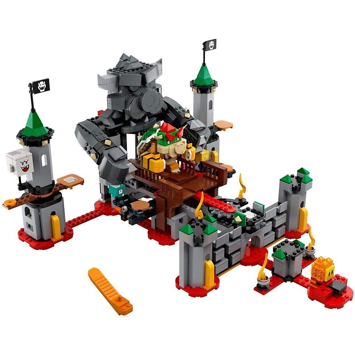 LEGO Super Mario Bowser’s Castle Boss Battle Expansion Set 71369 Building Kit; Collectible Toy for Kids to Customize Their Super Mario Starter Course (71360) Playset (1,010 Pieces)