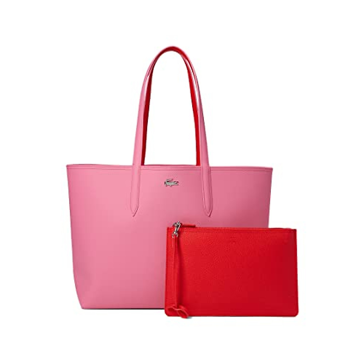 Lacoste Anna Large Reversible Shopping Bag Reseda Corrida One Size