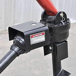 Tool Tuff Pole-Star 400 3-Point Tractor Post Hole Digger for Compact/Sub-Compact/Cat 0 Tractors with 6" Auger.