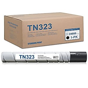 WEDCHUN 1 Pack Compatible TN323 (A87M030) Black-24K-Yield Toner Cartridge Replacement for Konica Minolta TN323 BIZHUB 227 287 367 Printers