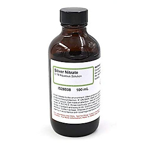Innovating Science Silver Nitrate Solution, 0.1M, 100mL - The Curated Chemical Collection