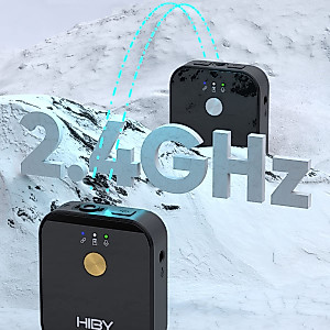 HiBy MC1 Wireless Microphone for PC/Tablet/Camcorder/Camera/Smartphone 1TX +1RX (SV)