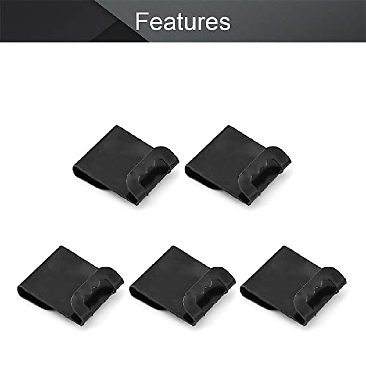 MroMax Photo Frames Hanger Hooks, 0.5mm Thick S-Shaped Metal Wall Mount Album Picture Hanging Clips, 100 Pcs