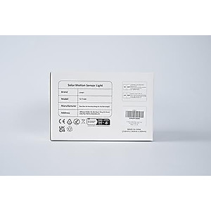 UTEBIT Solar Motion Sensor Flood Light, 4 Heads LED Security Lights, IP65 Waterproof Outdoor Wall Light, 3000LM Snowflake Lights, USB Chargeable 3 Modes Garden Yard Solar Lights for Outside