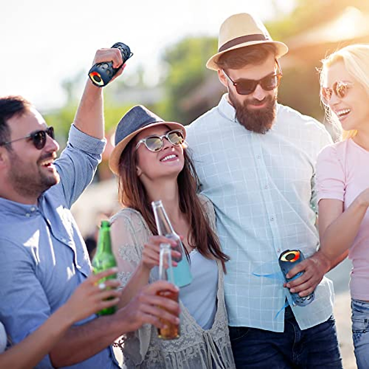 Bluetooth Speakers, Kingstar Portable Bluetooth Speaker Wireless Headphone Mini 360 Surround Stereo Sound with Built-in Mic 12 Hrs Long Battery Life for Outdoor Camping Beach Sports Party