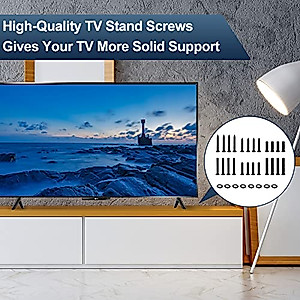TV Stand Screws and Washers for TCL TV Stand Legs Screws Kit for 32S305 32S301 32S4610R 40S305 40S330 40FD5406 43S325 43S405 50S425 50S535 50S446 55S434 55S425 55S421 Universal TV Stand Screws