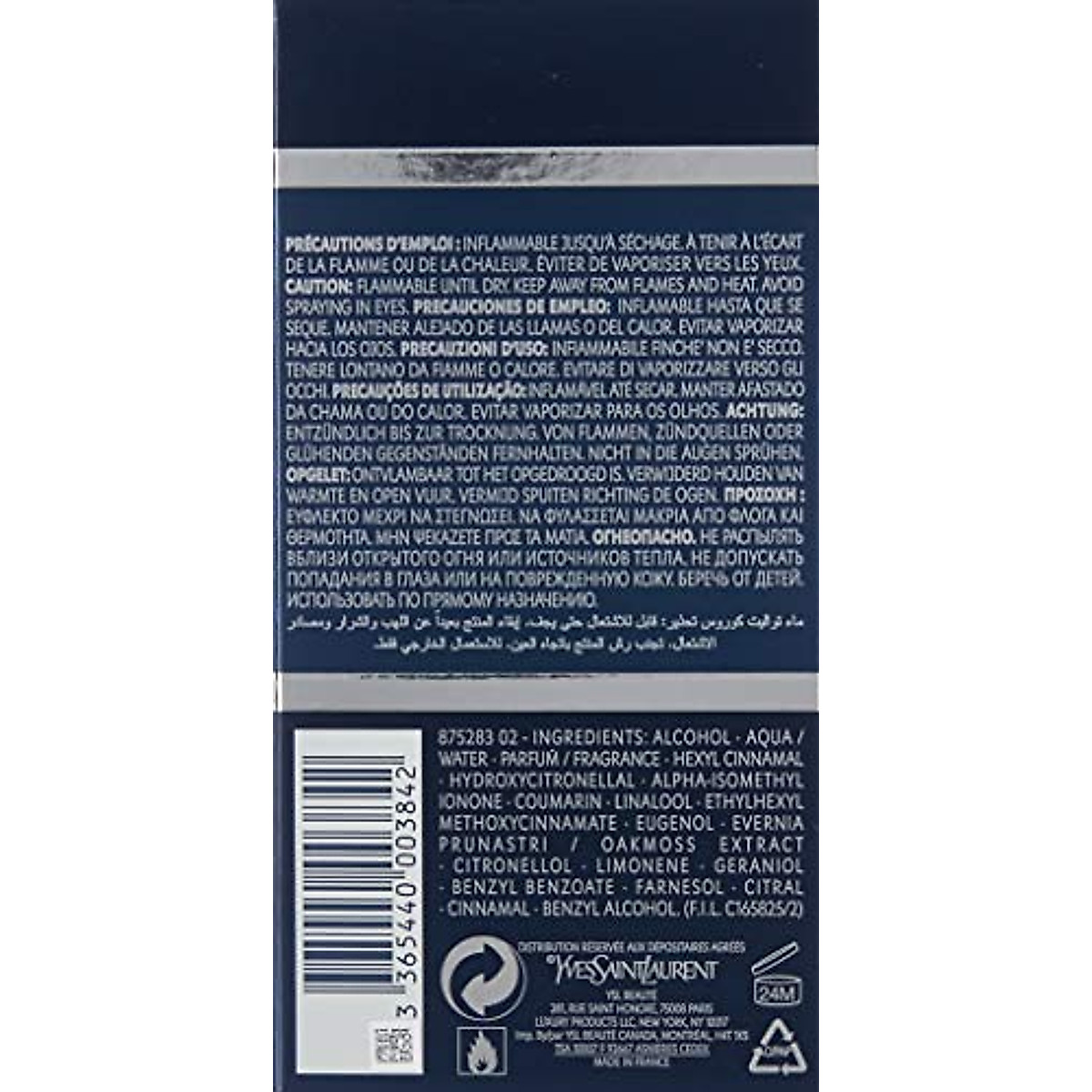 Yves Saint Laurent Kouros Eau De Toilette Spray 1.6 Oz/ 50 Ml for Men (KO11M)