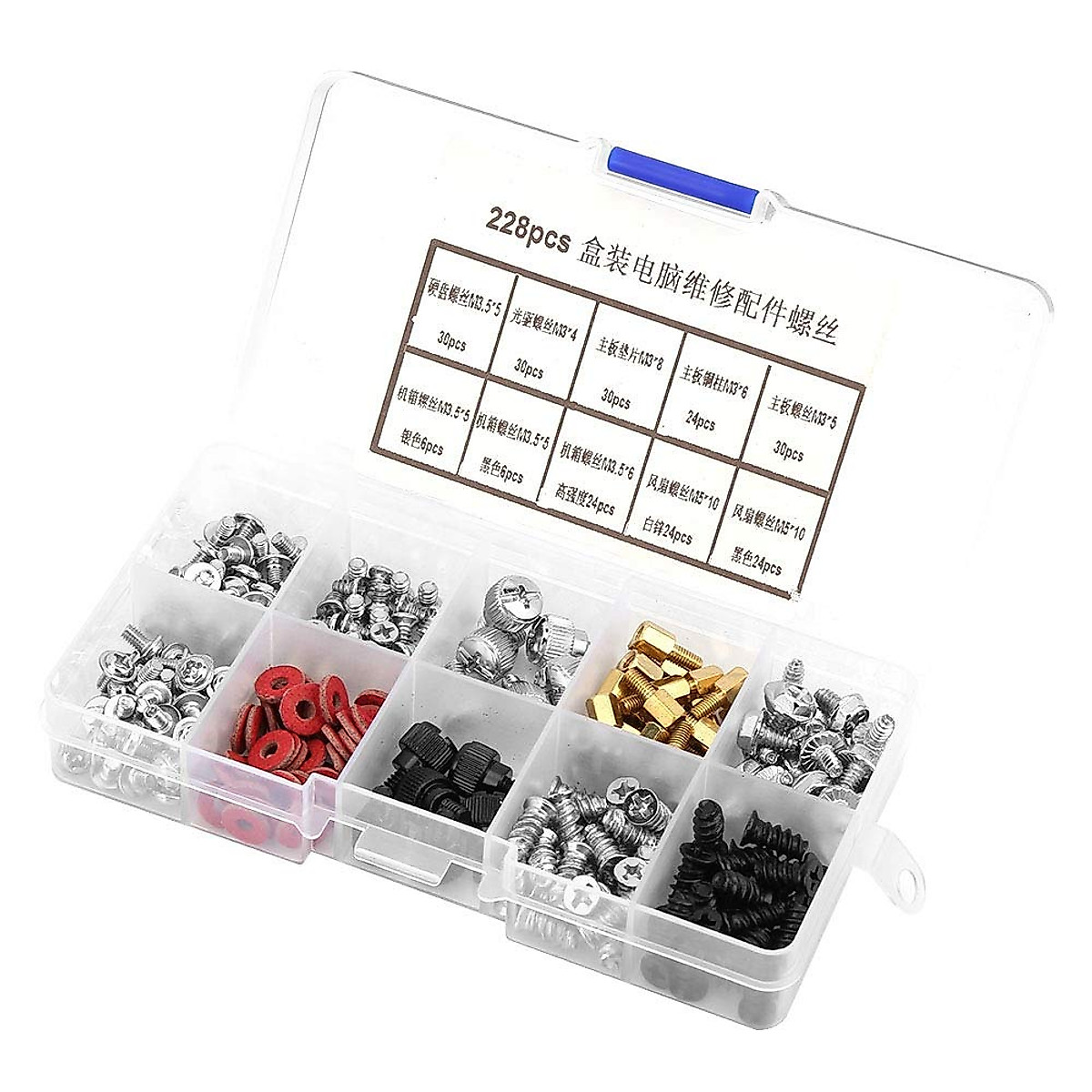 Diydeg Lightweight No Programming Durable Motherboard Screws, Motherboard Mounting Screws, Stable Performance for Computer Mobile Network Terminal Equipment