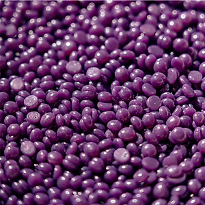 KoluaWax Hard Wax Beads for Hair Removal – Coarse Hair Formula – Face, Brazilian, Underarms, Back Chest, Bikini Waxing – Lavender Bliss, 1lb Refill for Wax Warmers & 10 Large Applicator Sticks