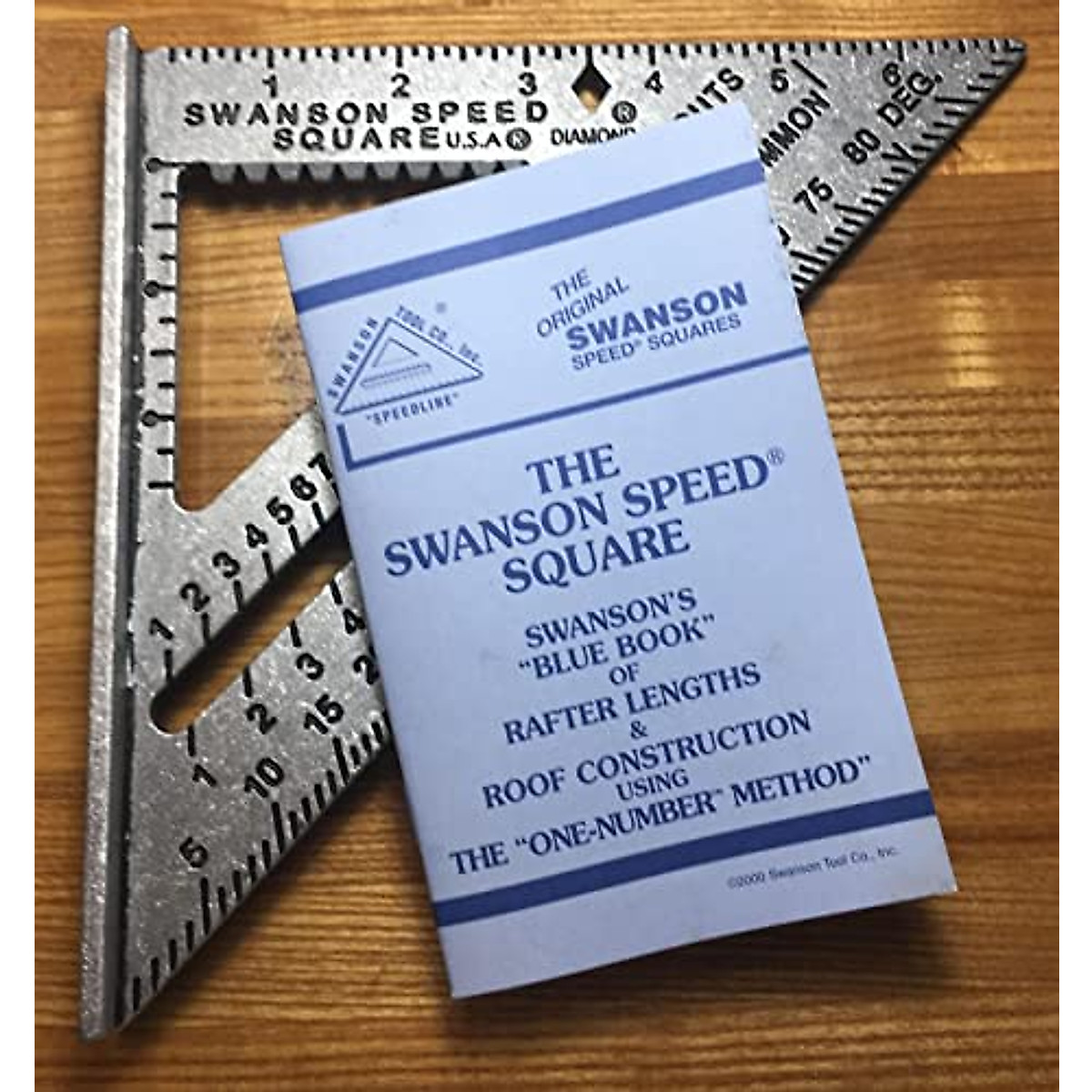 SWANSON Tool Co S0101 7 Inch Speed Square, Blue