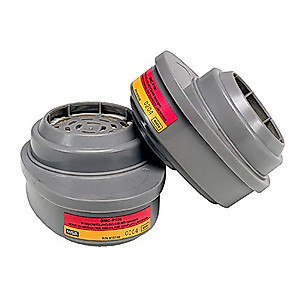 MSA 815364 Advantage Respirator Cartridge - Organic Vapor/Acid Gas/P100 (GMC: OV, CL, SD, CD, HC, HS), Quantity: 2 per Pack, Chemical & Combination Air-Purifying Respirator Filter