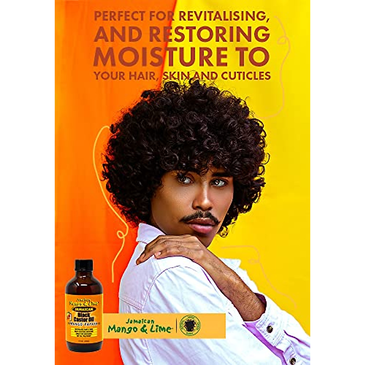 Jamaican Mango & Lime Black Castor Oil (Mango Papaya) 4oz