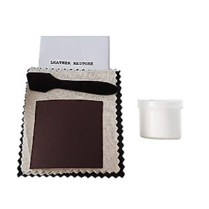 Leather and Vinyl Repair Kit with Ready to Use Color, Vanilla Cream - Repair, Recolor & Restore Couch, Furniture, Auto Interior & Car Seats