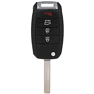 ANGLEWIDE Car Key Fob Keyless Entry Remote Replacement for 2016 for Kia for Sorento (FCC: OSLOKA-910T) Black 1 pad