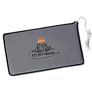 K&H PET PRODUCTS Pet Bed Warmer Gray X-Large 15.75 X 25.5 Inches