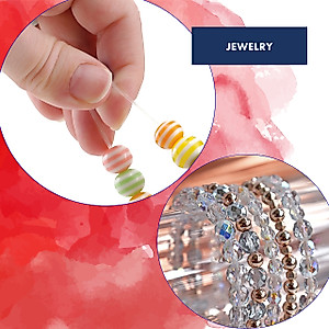 Beadalon Elasticity Stretch Cord, 1.0 mm / .039 in, Clear, 5 m / 16.4 ft