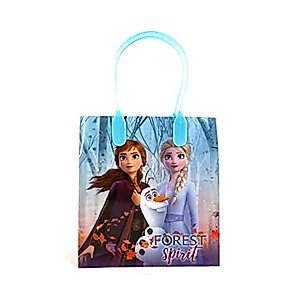 Four-seasonstore Frozen 2 - Elsa, Anna & Olaf Premium Quality Party Favor Goodie Small Gift Bags Color 12pcs ?