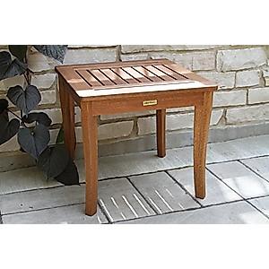 Outdoor Interiors 19470 Eucalyptus End Table