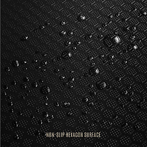 Yes4All Stackable Wooden Plyo Box, Plyometric Box with Anti-Slip Surface for Home Gym & Outdoor Workout - Black - 8"