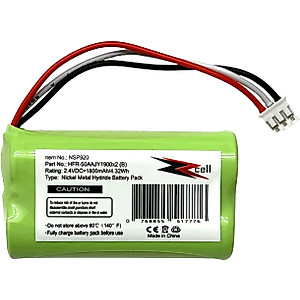 ZZcell® Battery Replacement for Nvidia Shield TV Game Controller, P2920, HFR-50AAJY1900x2(B), HRLR15/51, 2.4Volts 1800mAh