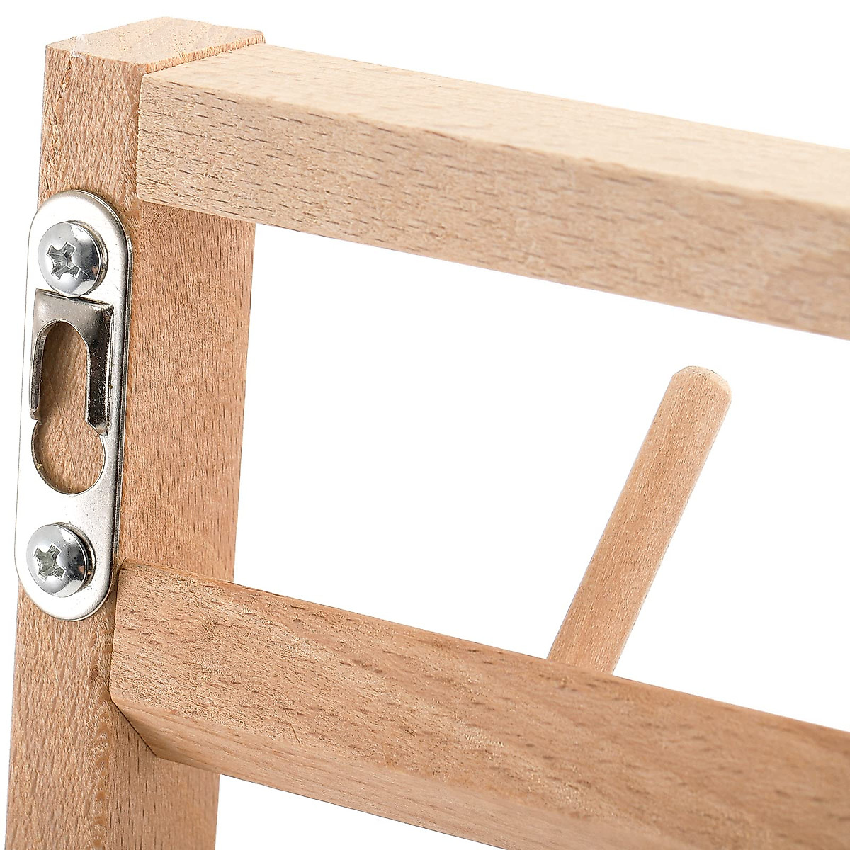 Tosnail 2 Pack 48 Spools Wooden Thread Holder, Large Thread Racks, Wall Mount Thread Storage Organizer for Sewing, Braiding and Embroidery