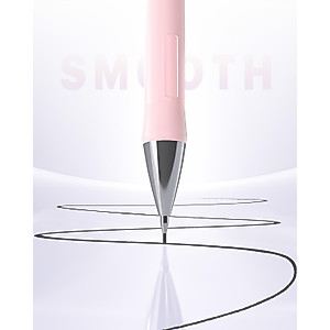 Four Candies Cute Mechanical Pencil Set 0.5 mm & 0.7mm & 0.9mm, with HB #2 Lead Refills, Pastel Erasers & Eraser Refills, 16-Count Pack, Aesthetic School Supplies for Writing, Drawing and Sketching