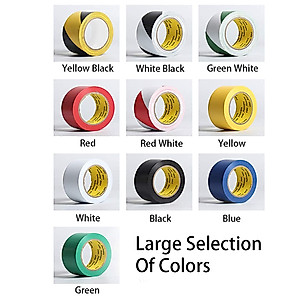 APT, Multi Color Marking Tape, Premium Safety Marking and Dance Floor Splicing Tape, 6 mil Thick (Yellow, 1 Roll)