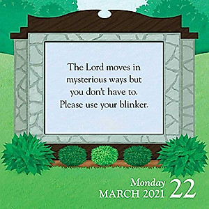 Church Signs 2021 Day-to-Day Calendar