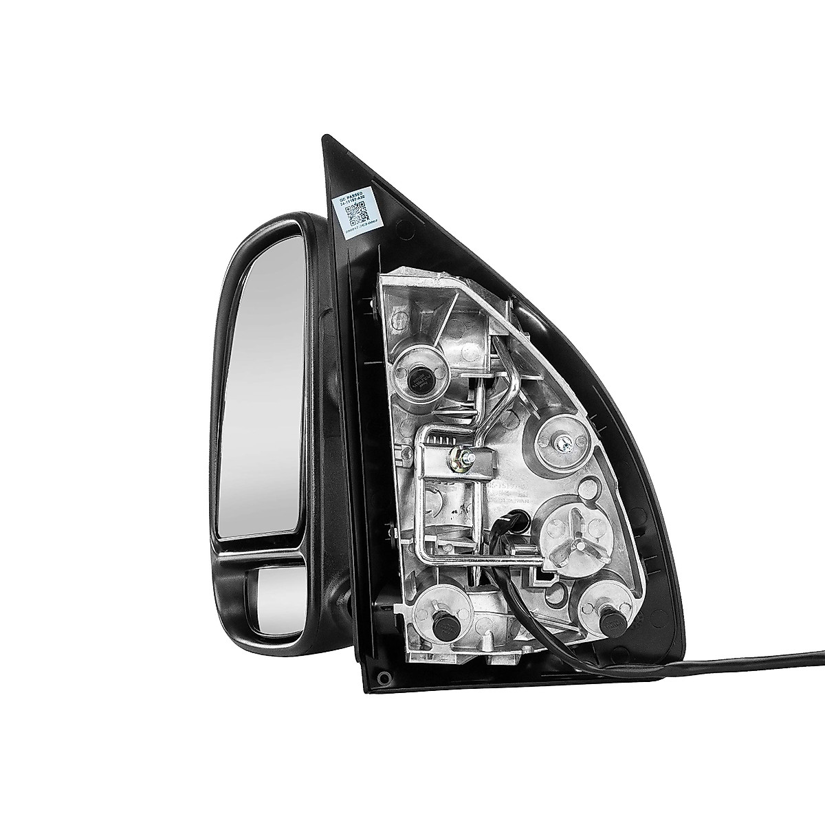 Dependable Direct Left Driver Side Textured Mirror Compatible with Ford SD 99-02, F-250, F-350 - Parts Link #: FO1320196