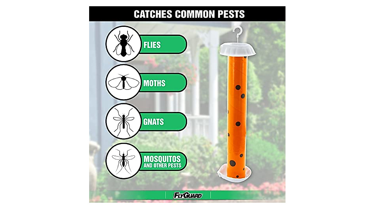 FLY GUARD Indoor/Outdoor Fly Catcher Glue Stick - 10 Pack